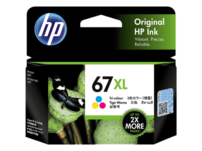 HP 67XL High Yield Tri-color Original Ink Cartridge - Shop HP.com New ...