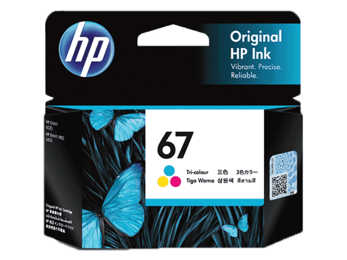 HP 67 Tri-color Original Ink Cartridge - (3YM55AA) - Shop HP.com New ...